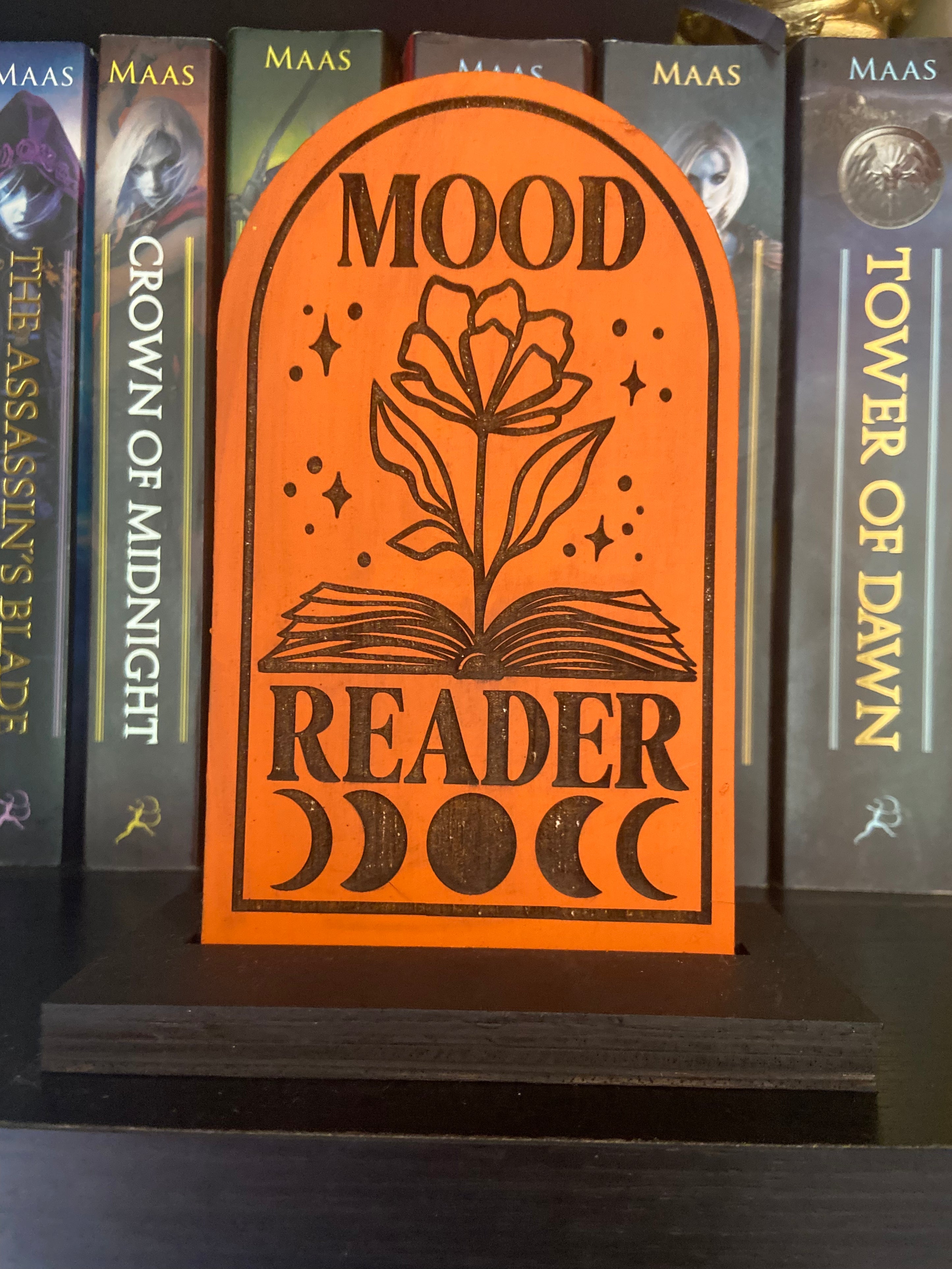 Mood Reader Bookshelf Sign – Weathers World