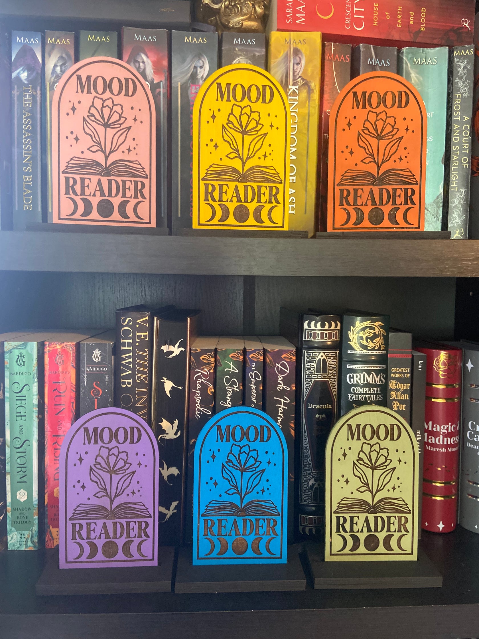 Mood Reader Bookshelf Sign – Weathers World